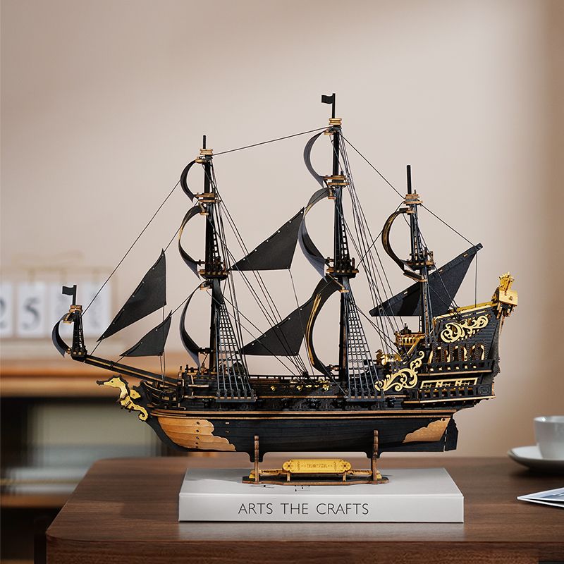 ROKR The Seahorse Barque Wooden Model Kit | Hobbies