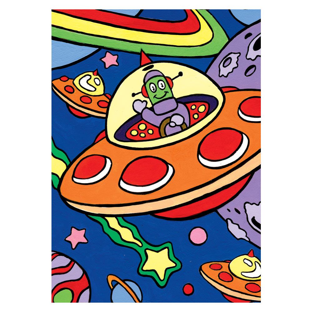 First Painting By Numbers Outer Space | Hobbies