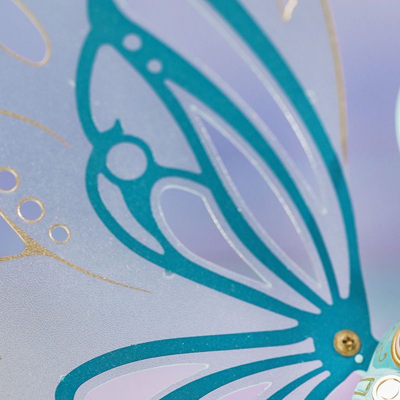 ROKR Blue Butterfly Mechanical Metal Model Kit | Hobbies