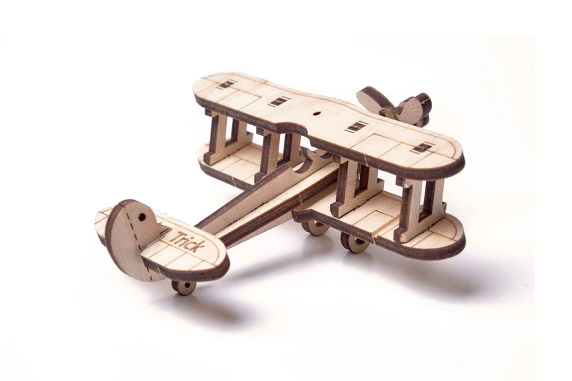 Wood Trick Mini Plane | Hobbies