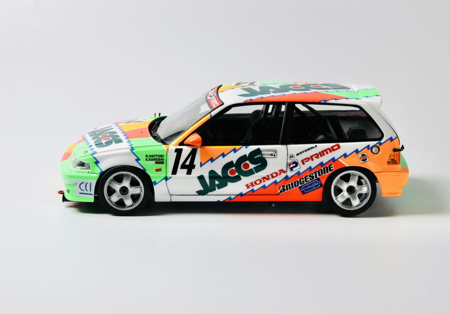 Nunu 1/24 Honda Civic EF9 92 AIDA JACCS Car Model Kit | Hobbies