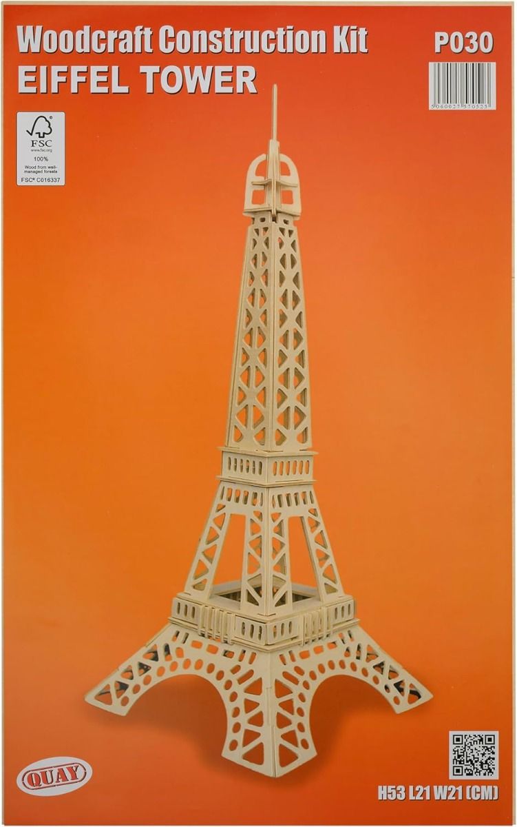 Quay Eiffel Tower Wooden Model Kit | Hobbies