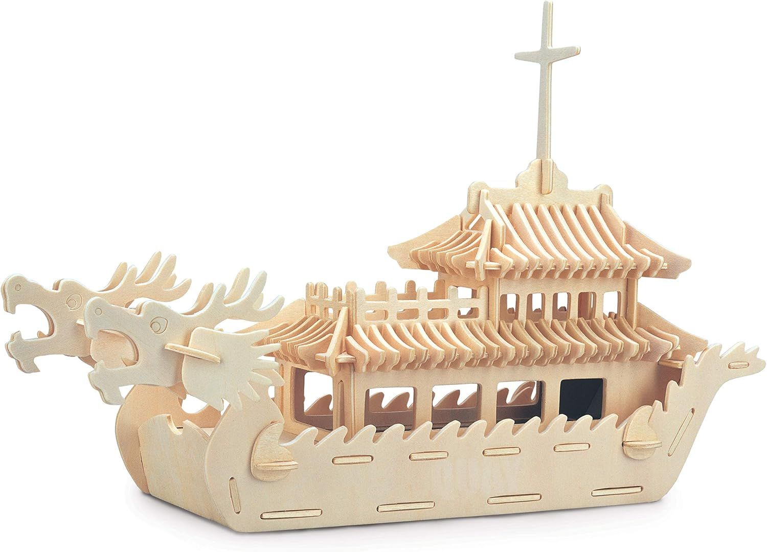 Quay Dragon Boat Wooden Model Kit | Hobbies