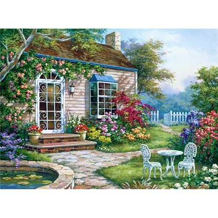 Painting By Numbers Spring Patio | Hobbies