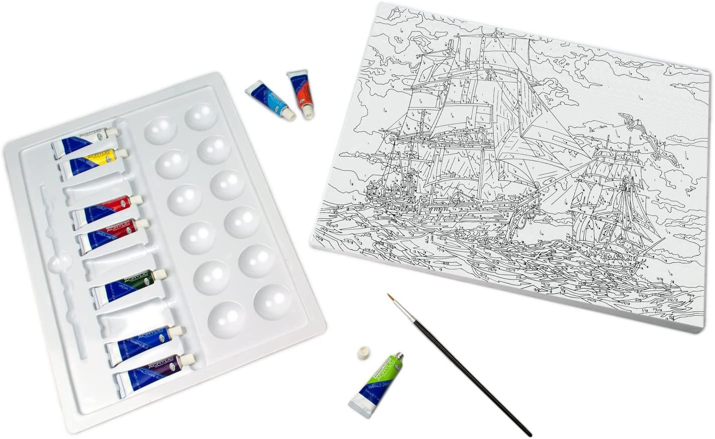 Canvas Ships Painting Kit | Hobbies