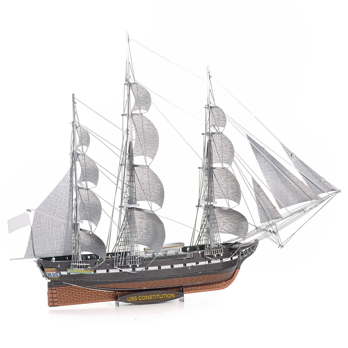 Metal Earth USS Constitution 3D Metal Model Kit | Hobbies