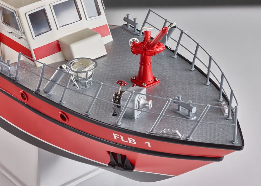 Krick 1/25 Scale Fireboat FLB1 (Fittings Included) Model Kit | Hobbies