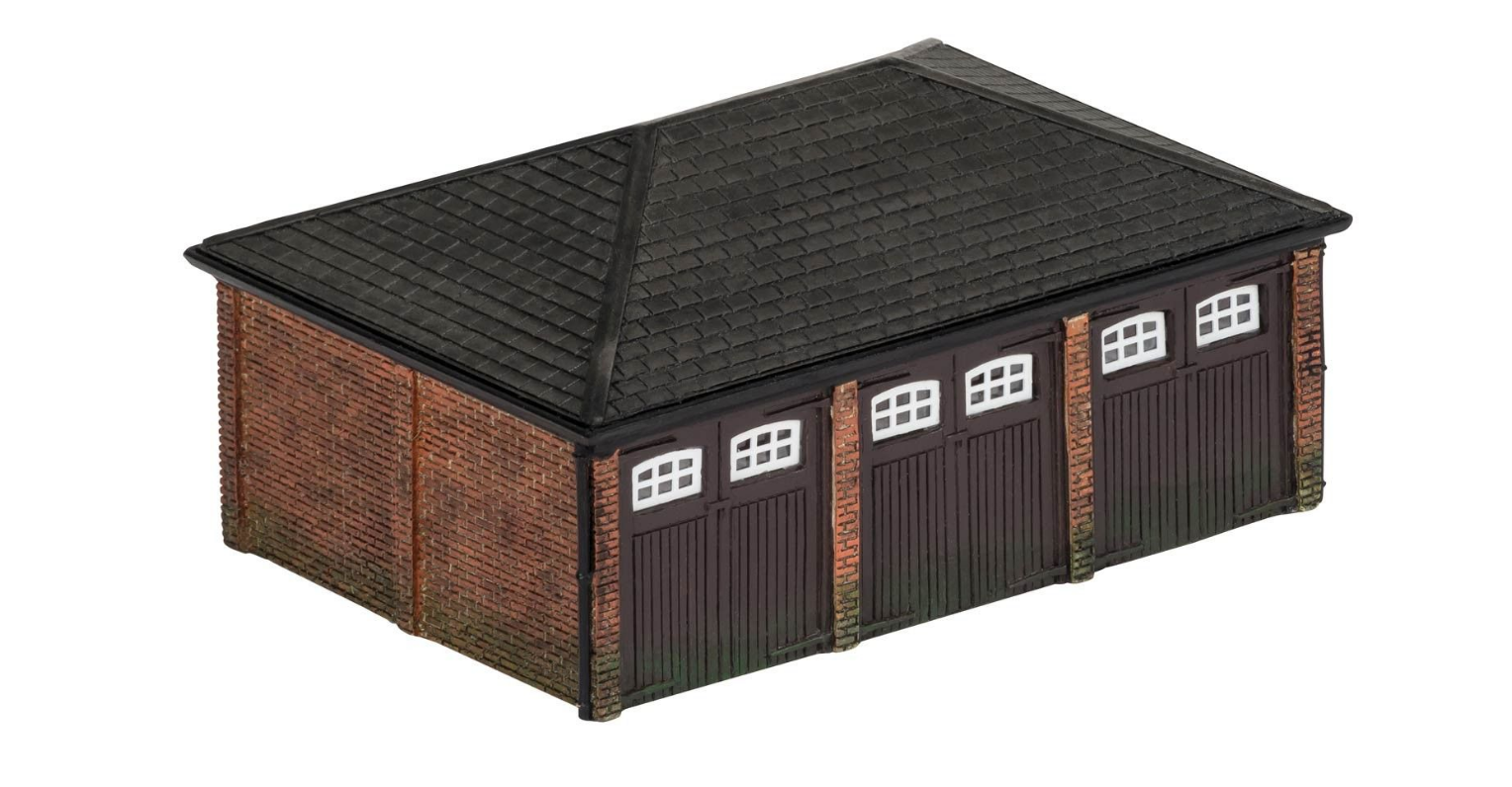 Hornby Skaledale Triple Garage OO Gauge Model Railway | Hobbies
