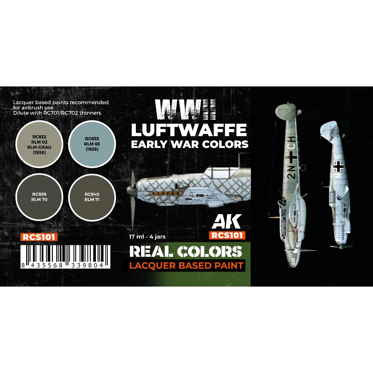 AK Interactive WWII Luftwaffe Early War Colours | Hobbies