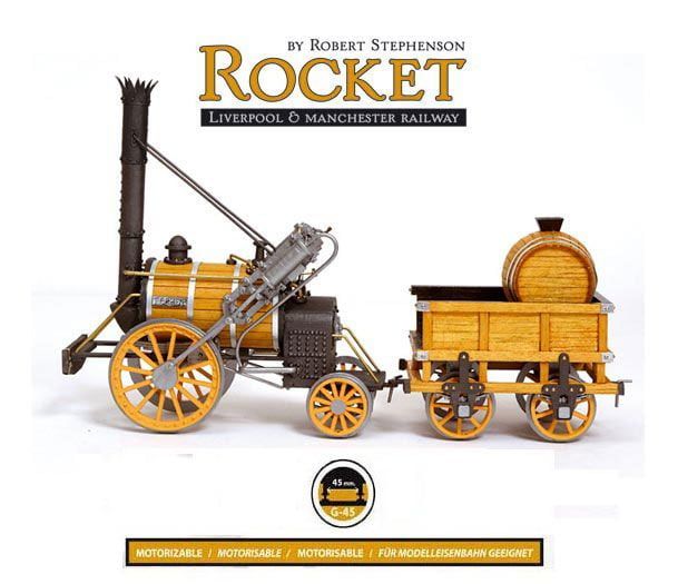 Occre Stephensons Rocket 1:24 Scale Model Kit 54000 | Occre Model Kits ...