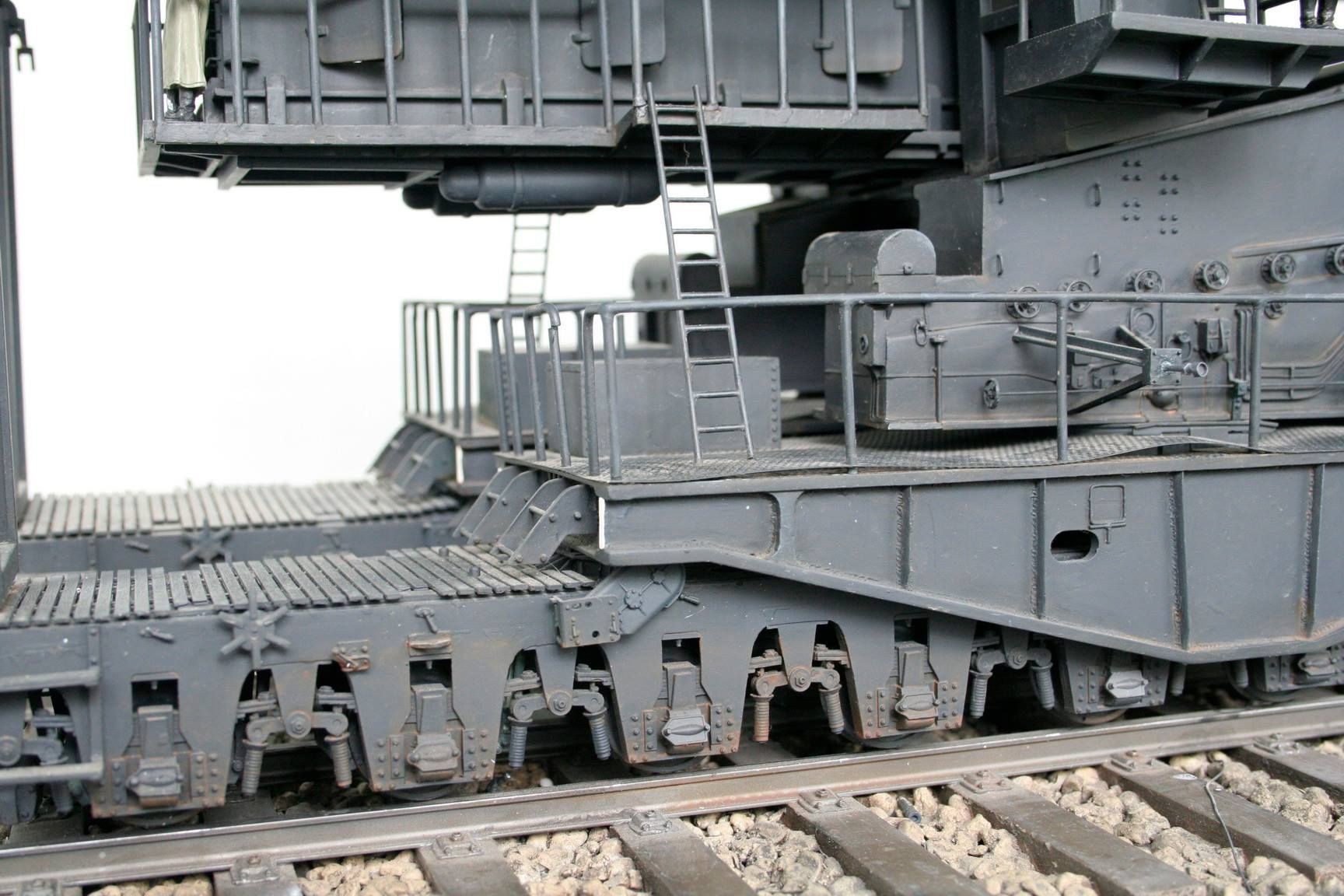 Sora Art 1/35 Scale Dora 80cm WWII German Super Heavy Railway Gun Model ...