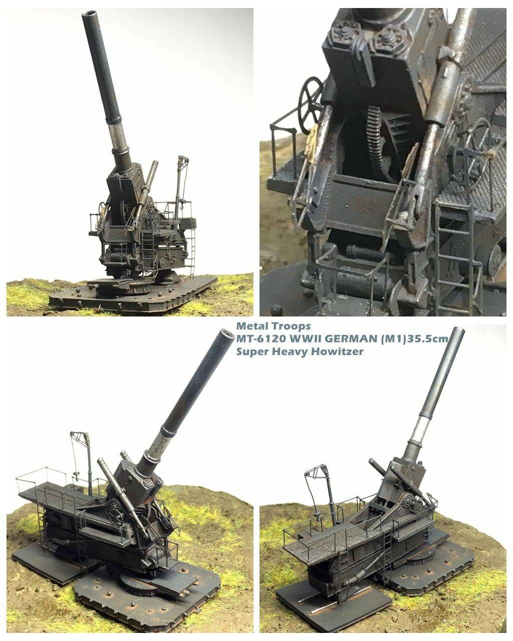 Soar Art M1 Super Heavy German Howitzer 35th Scale Plastic Model kit MT ...