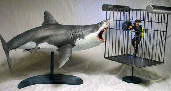 Pegasus Great White Shark Plastic Model 1/18th Scale 9501 | Hobbies