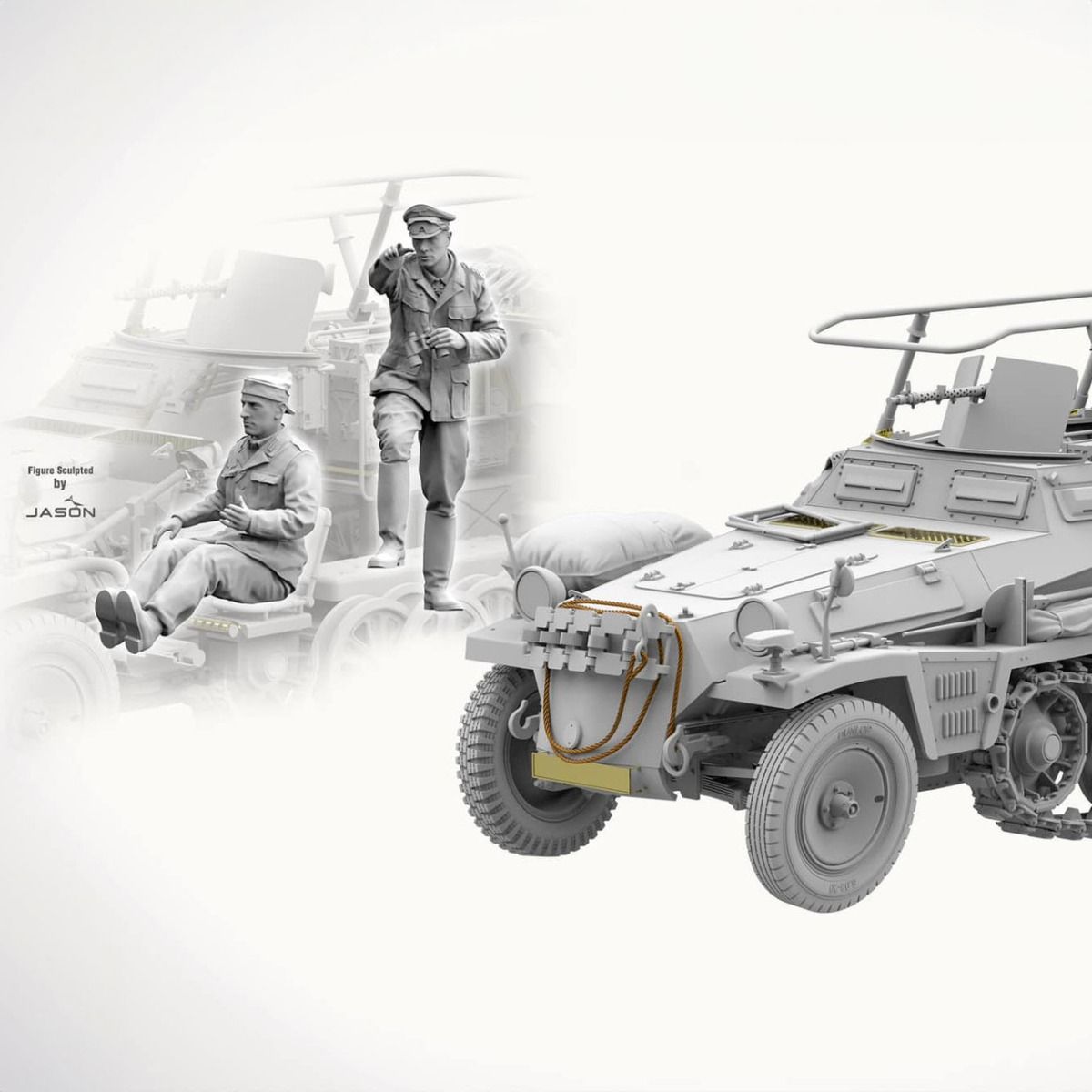 Takom 1/35 Scale German Army SdKfz 250/3 "Greif" Rommel's WWII Half ...