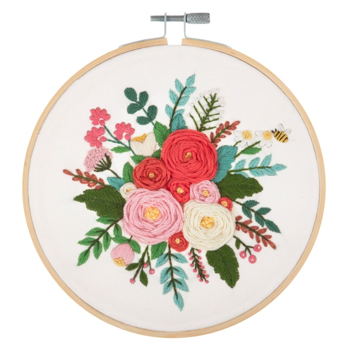Trimits Rose Embroidery Hoop Kit | Hobbies
