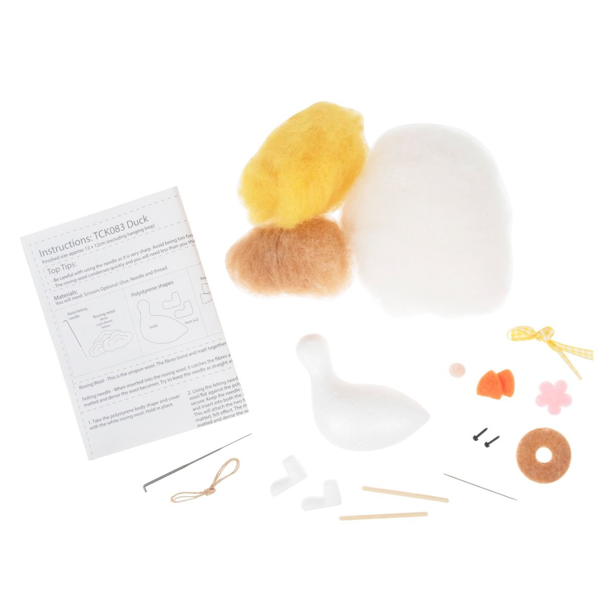 Trimits Duck Needle Felting Kit | Hobbies