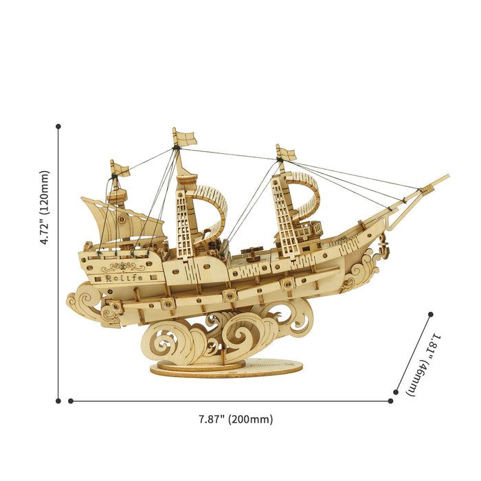 Rolife Sailing Ship Wooden Model Kit | Hobbies
