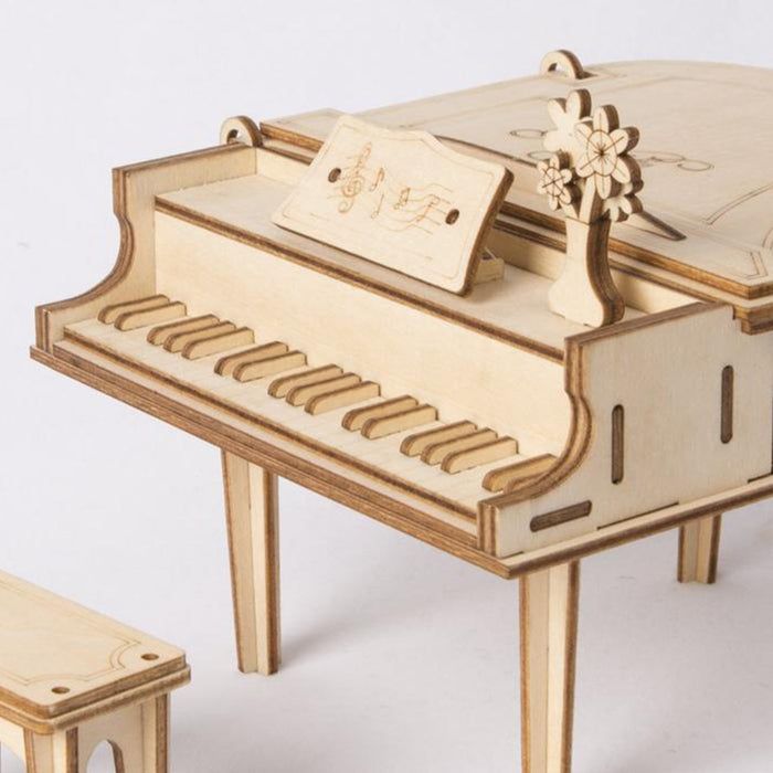 Rolife Grand Piano Wooden Model Kit | Hobbies