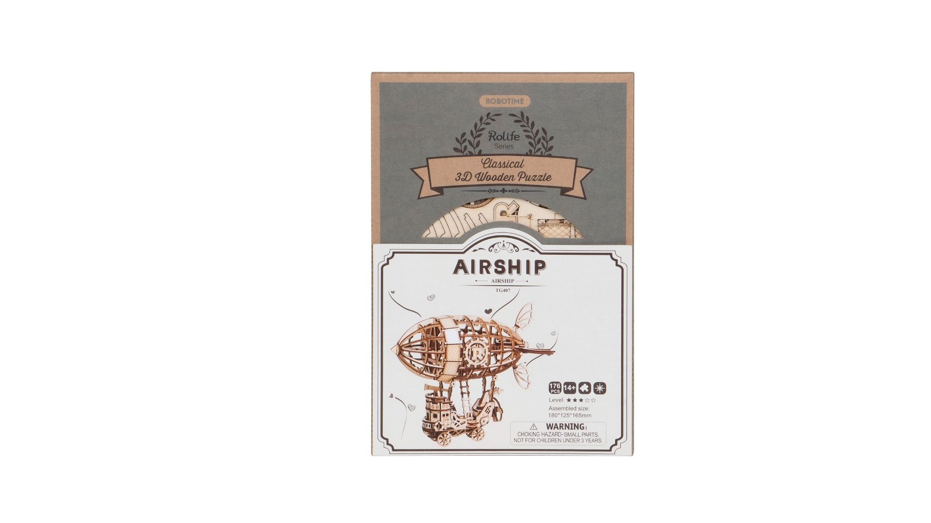 Rolife Airship Wooden Model Kit | Hobbies
