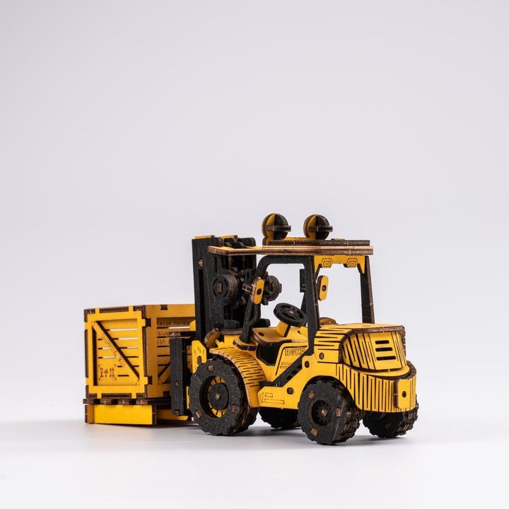 ROKR Forklift Wooden Model Kit | Hobbies