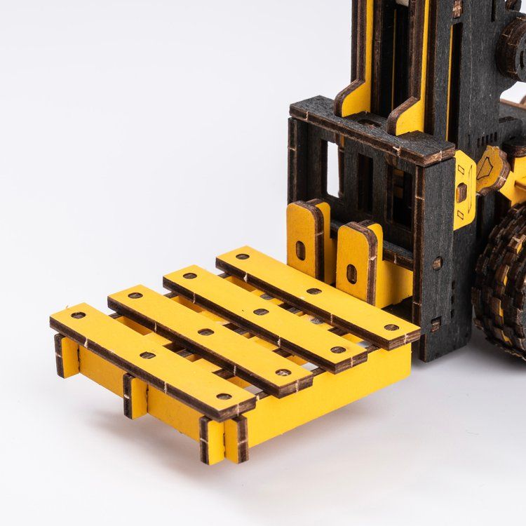ROKR Forklift Wooden Model Kit | Hobbies