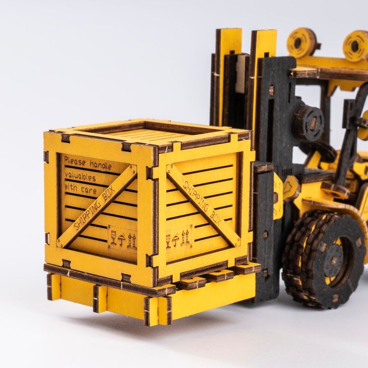 ROKR Forklift Wooden Model Kit | Hobbies