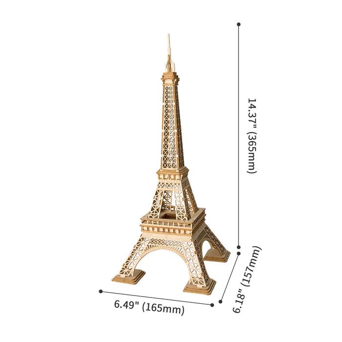 Rolife Eiffel Tower Wooden Model Kit | Hobbies