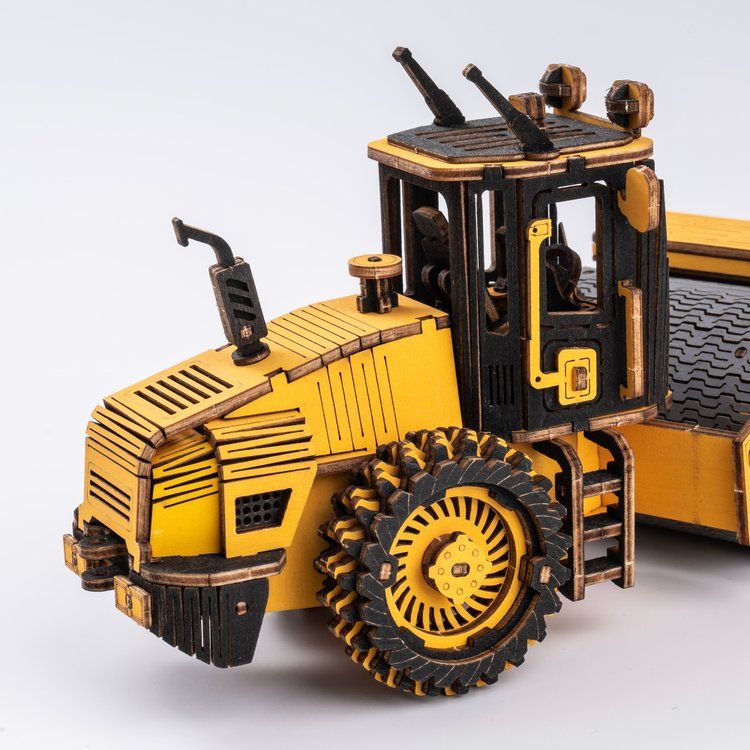 ROKR Road Roller Wooden Model Kit | Hobbies
