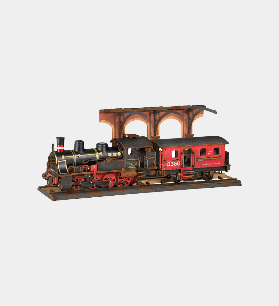Rolife Steam Journey Wooden Model Kit | Hobbies