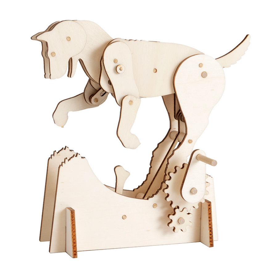 Timberkits Diggy Dog Automaton Model Kit | Hobbies