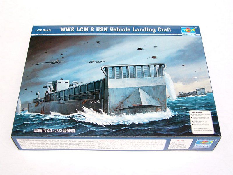 Trumpeter 1/72 Scale LCM(3) D-Day Landing Craft Model Kit | Hobbies