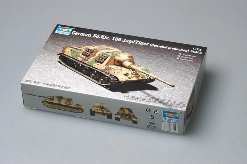 Trumpeter 1/72 Scale Jagdtiger Model Kit | Hobbies