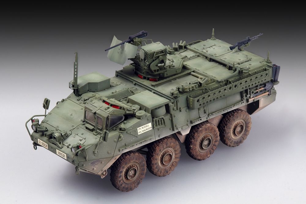 Trumpeter 1/72 Scale US Army M1127 Stryker Reconnaissance Vehicle Model ...