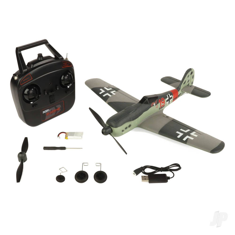 Top RC FW190 Ready to Fly 450 (Mode 2) Radio Controlled Aircraft | Hobbies