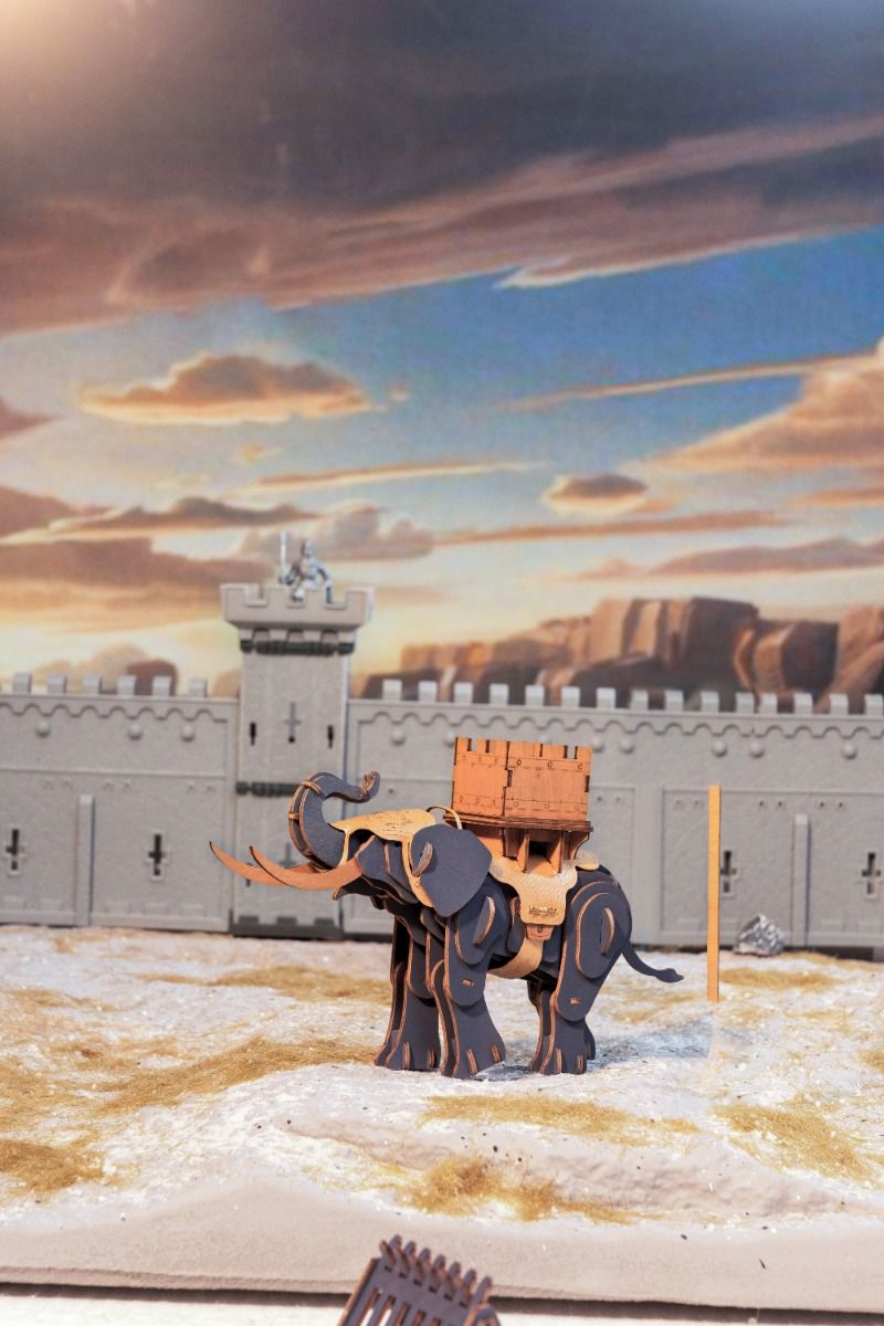 Rowood Warrior Elephant Wooden Model Kit | Hobbies