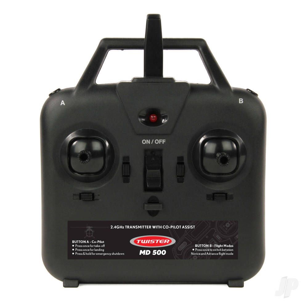 Twister 1/48 Scale MD 500 Helicopter (Military) Flybarless Radio ...