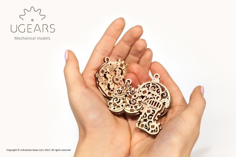 UGears Model U-Fidget Happy New Gear | Hobbies