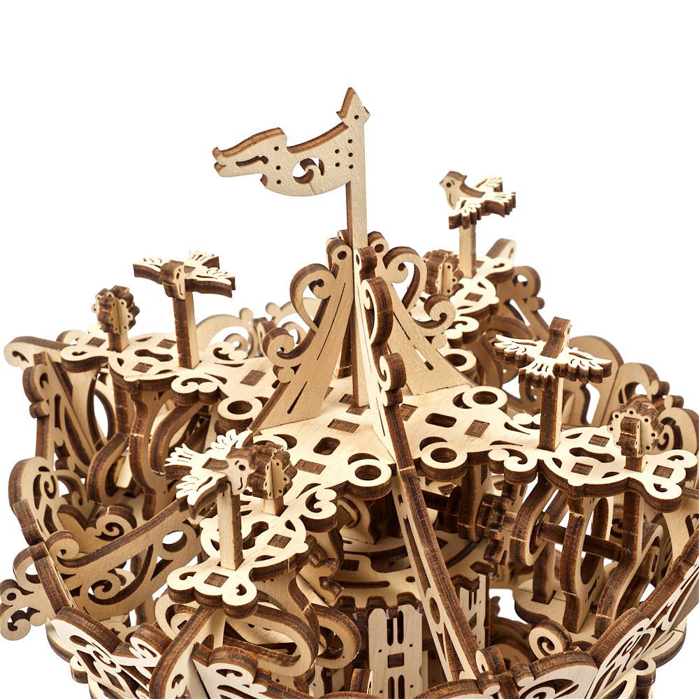 UGears Carousel Wooden Model Kit | Hobbies
