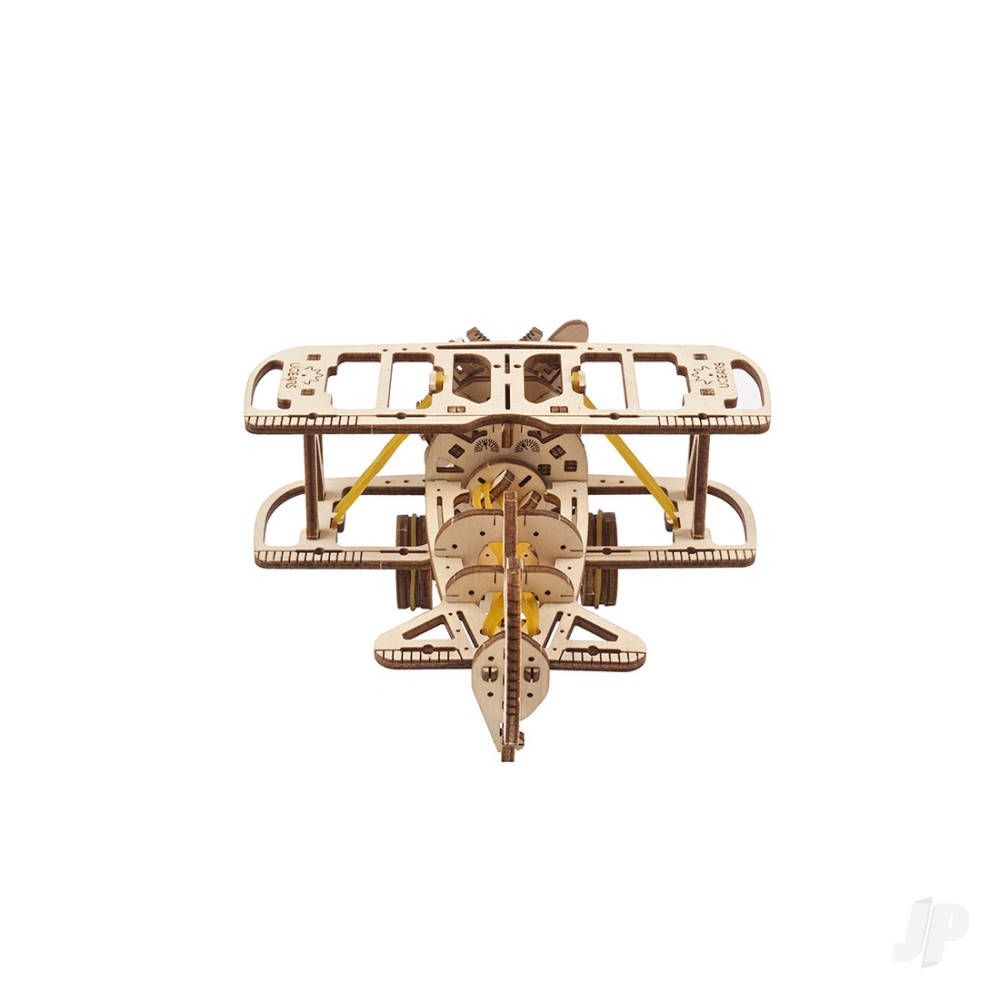 UGears Mini Biplane Wooden Model Kit | Hobbies