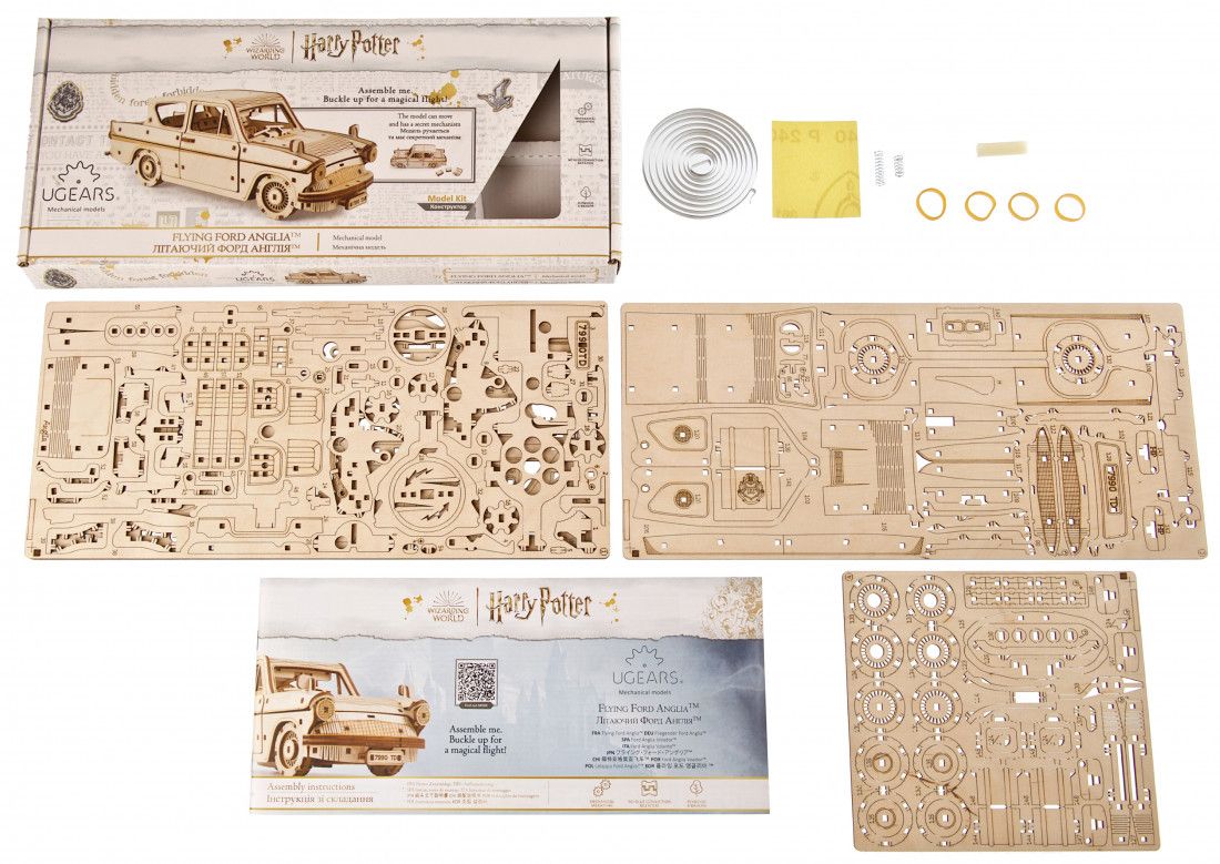 UGears Flying Ford Anglia Wooden Kit | Hobbies