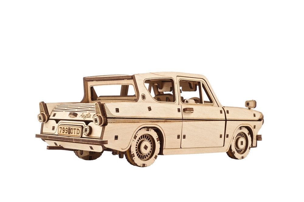UGears Flying Ford Anglia Wooden Kit | Hobbies