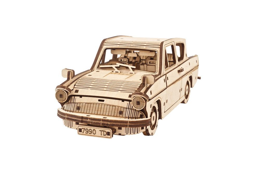 UGears Flying Ford Anglia Wooden Kit | Hobbies
