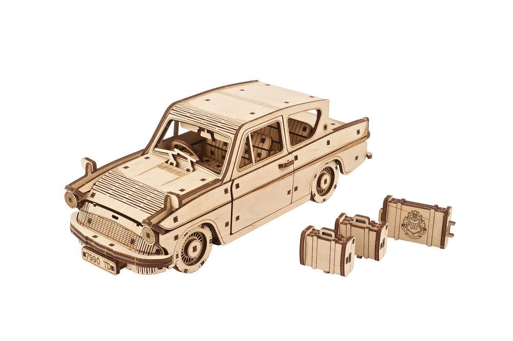 UGears Flying Ford Anglia Wooden Kit | Hobbies