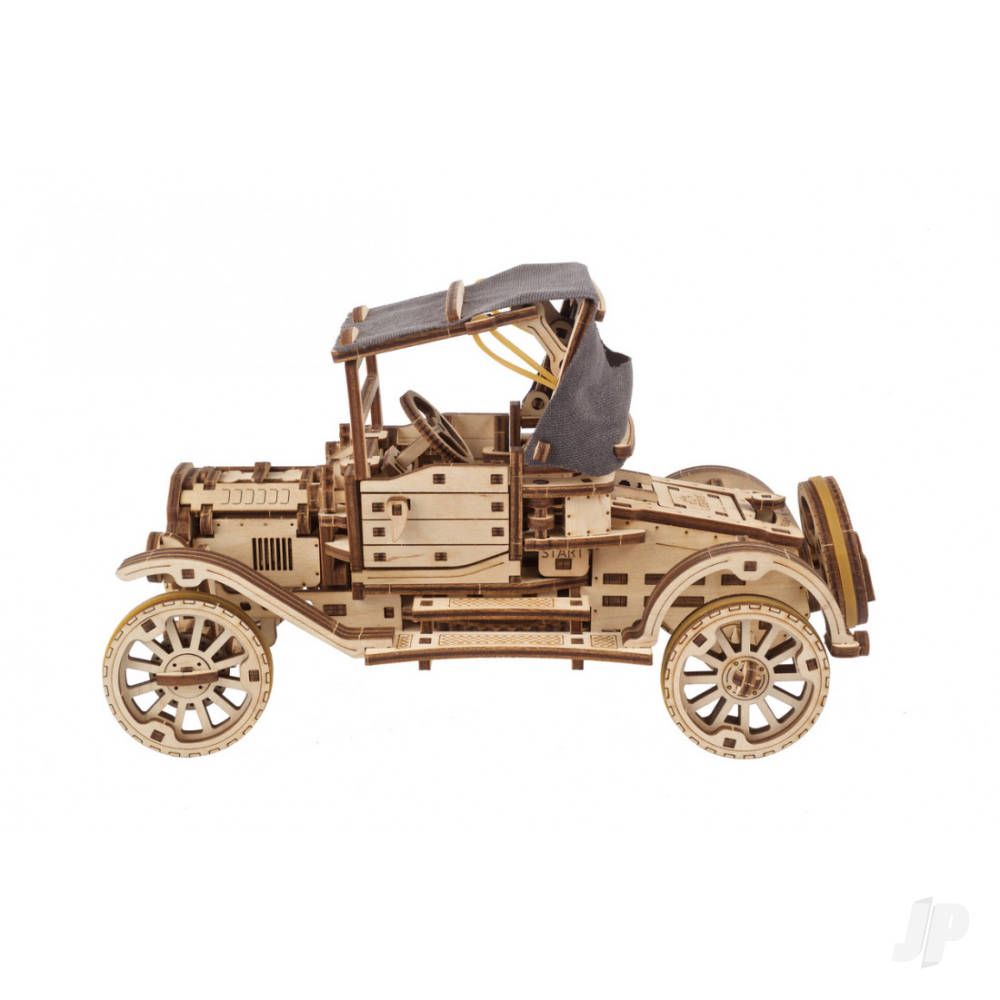 UGears Retrocar UGR-T (Old Model T) Wooden Model Kit | Hobbies