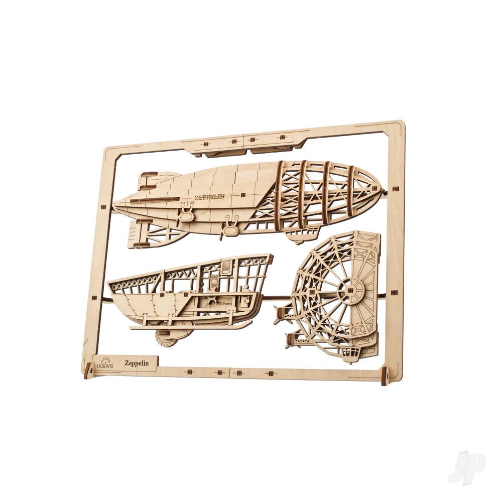 UGears Zeppelin 2.5D Puzzle Wooden Model Kit | Hobbies