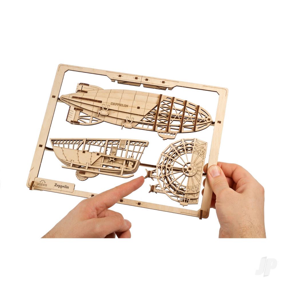 UGears Zeppelin 2.5D Puzzle Wooden Model Kit | Hobbies