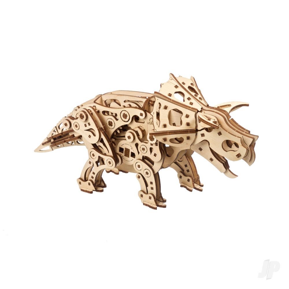 UGears Triceratops Wooden Model Kit | Hobbies