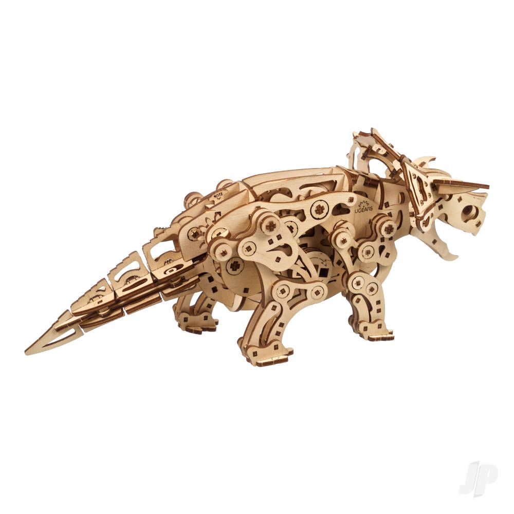 UGears Triceratops Wooden Model Kit | Hobbies
