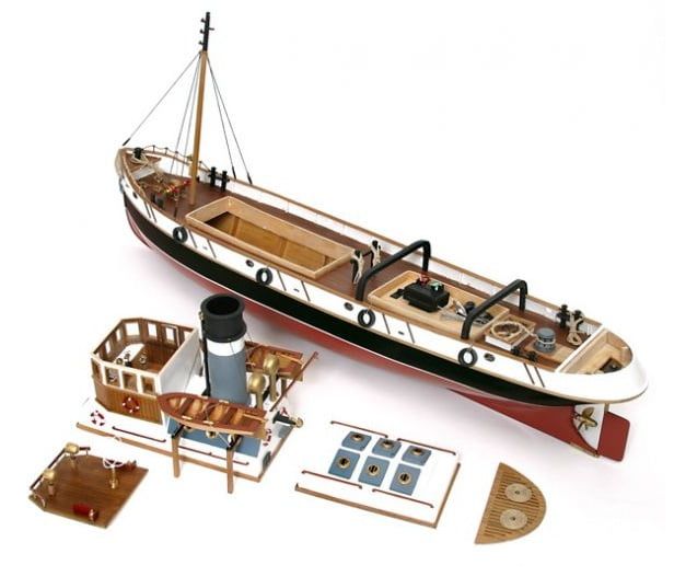Occre Ulises Tug 1:30 Scale Model RC Wood & Metal Boat Kit| Hobbies ...