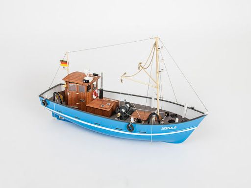 Aeronaut 1/20 Anna 3 - Fishing Cutter Model Boat Kit | Hobbies